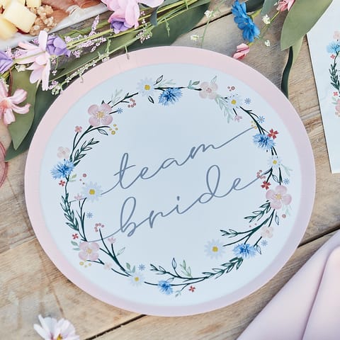 Boho Bride Plates
